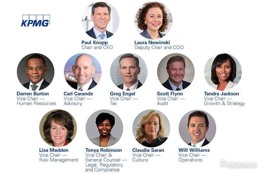 Meet the new leadership team of KPMG in the US | Fazzaco